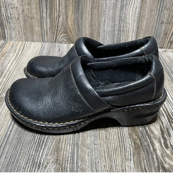 Born | Shoes | Born Boc 65 Black Pebble Leather Loafers | Poshmark